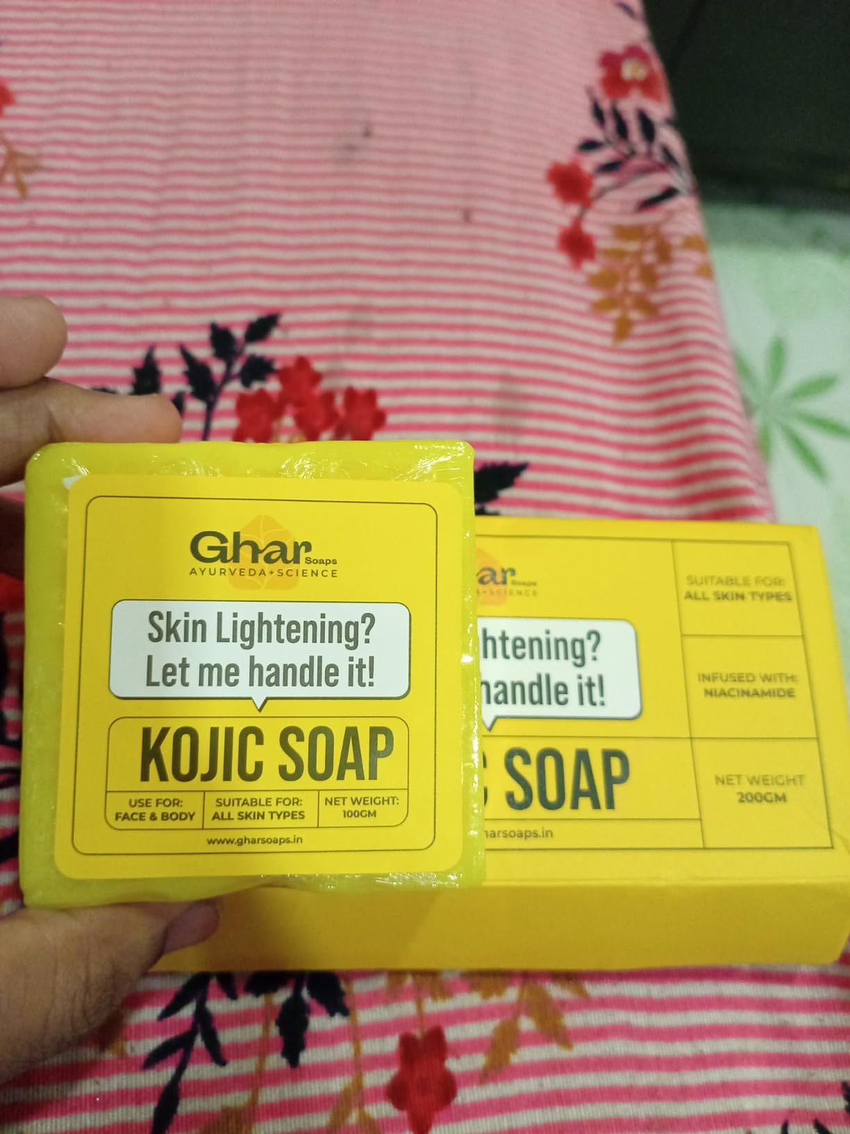 Buy GHAR SOAPS Kojic Acid 2% Soap with Niacinamide | For Pigmentation ...