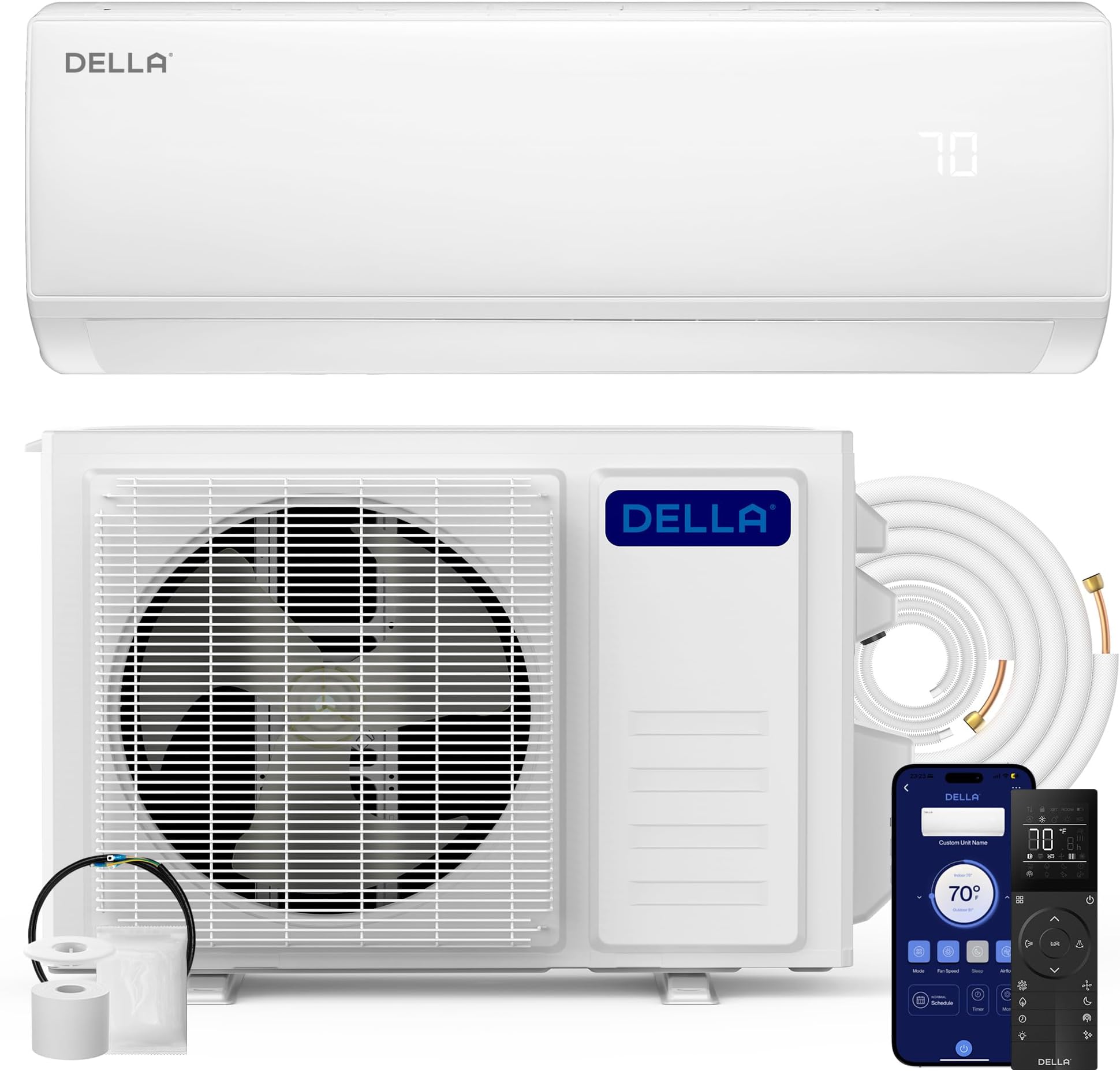 Amazon.com: SXYCMY 24,000 BTU AC 23 SEER, Cools Room Up to 1500 Sq. Ft ...