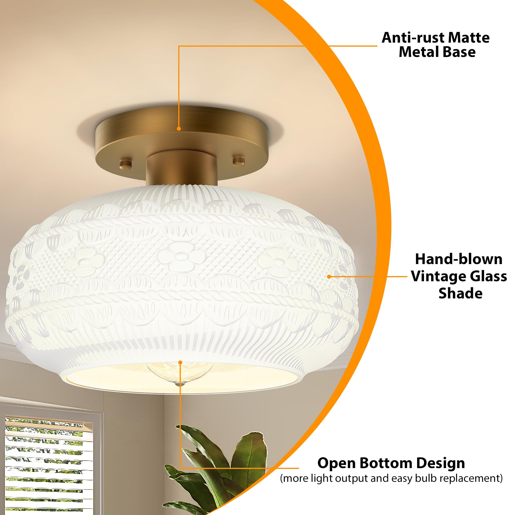 Vintage Bathroom Light Cover Replacement SOLFART Vintage Vanity Light
