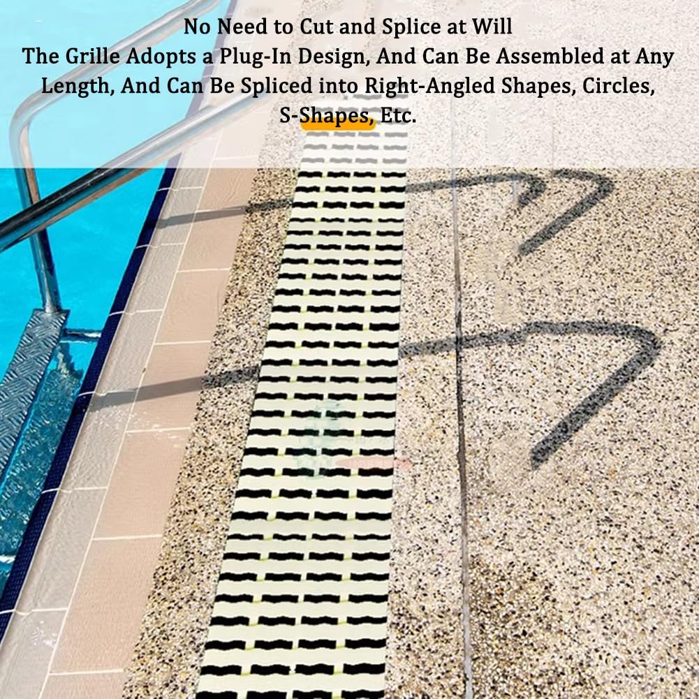 Rectangle Swimming Pool Cover Swimming Pool Drainage Overflow Grate ...