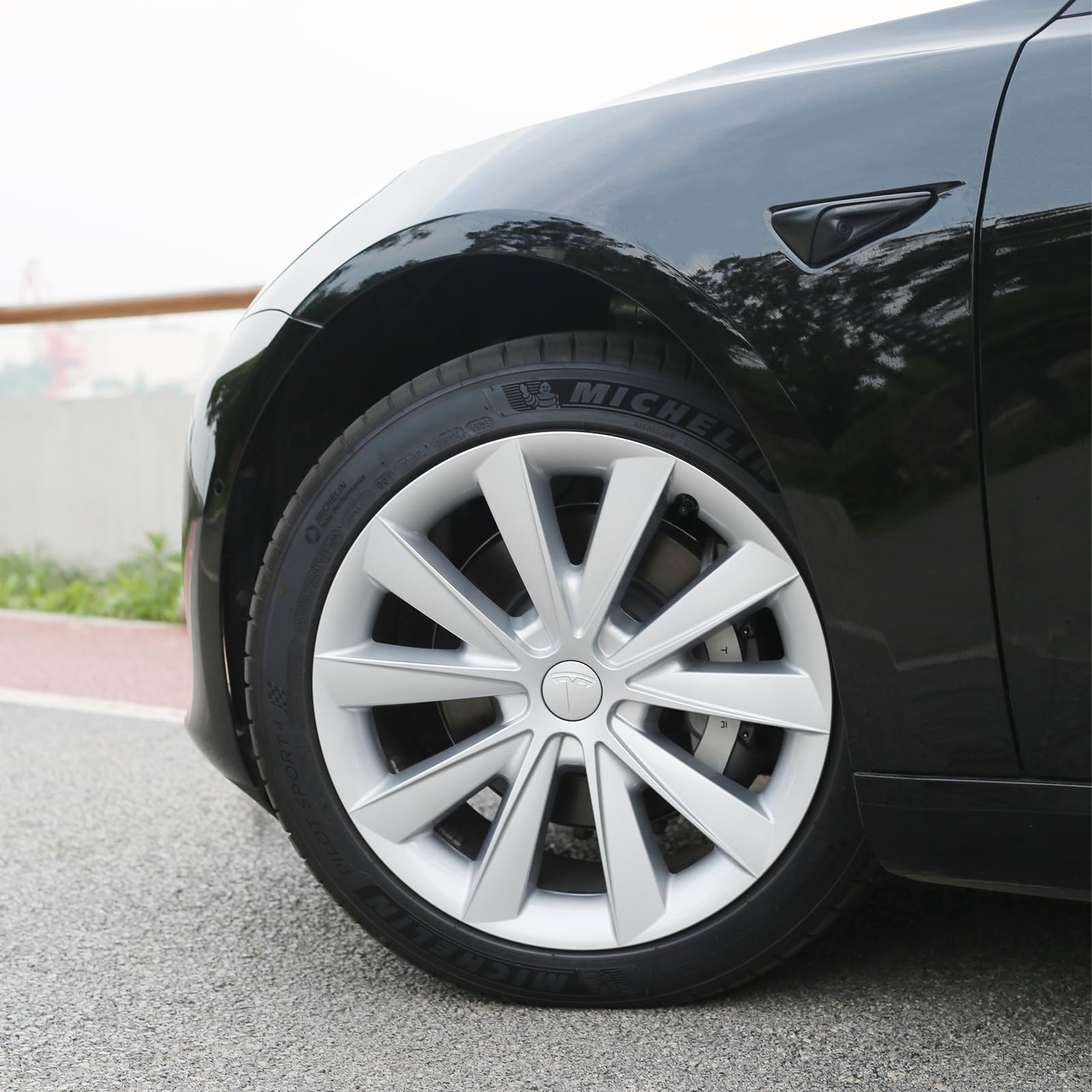 Tesheer 18 inch Wheel Covers for Tesla Model 3 10-Spokes Hub Caps ...