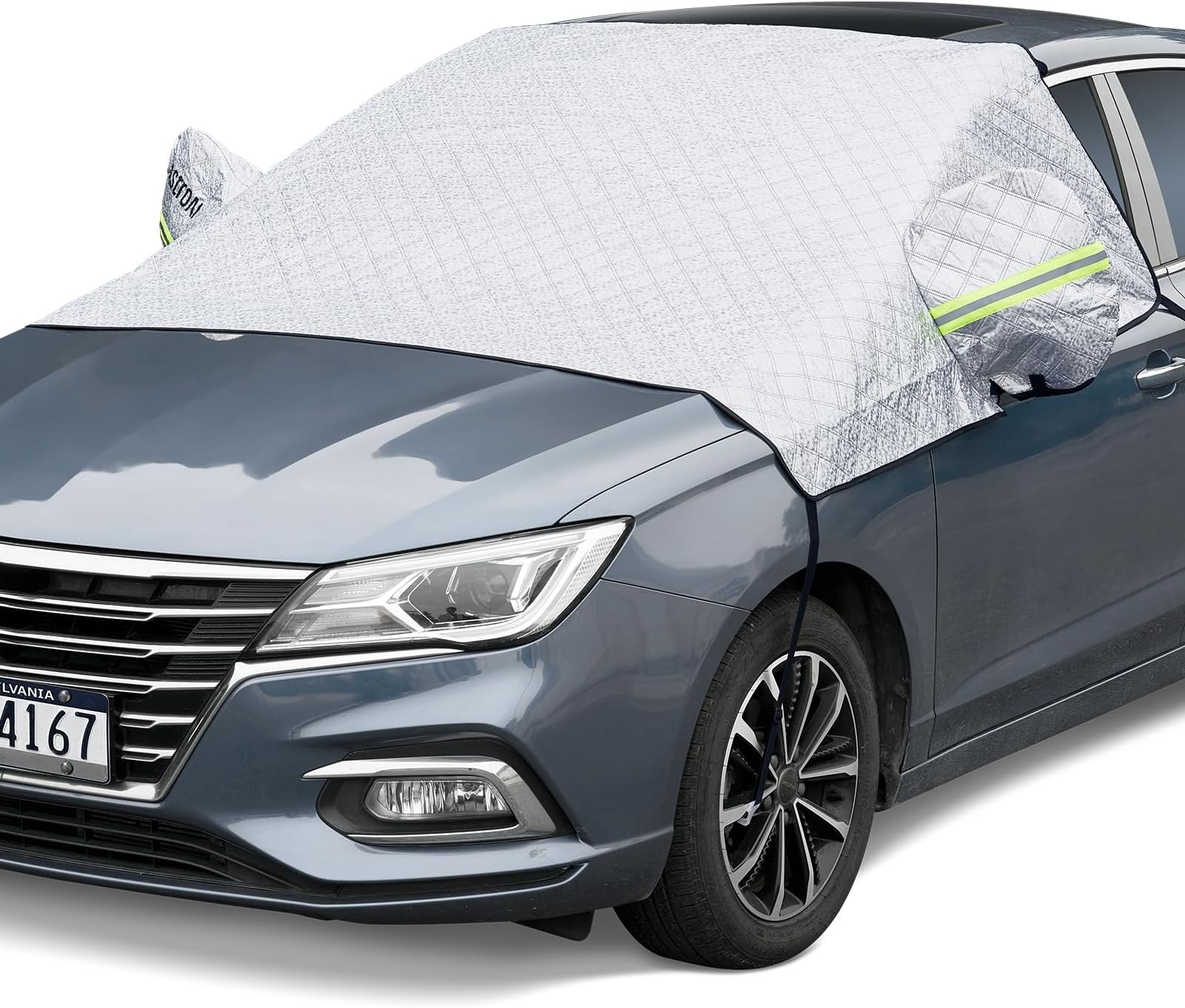 AstroAI 210x150cm Car Frost Windscreen Cover for Winter, 4-Layer ...
