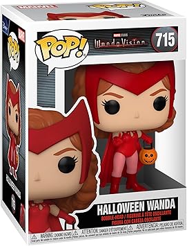 Amazon.com: Funko Pop! Marvel: WandaVision - Halloween Wanda Vinyl ...