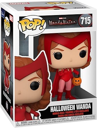 Amazon.com: Funko Pop! Marvel: WandaVision - Halloween Wanda Vinyl ...