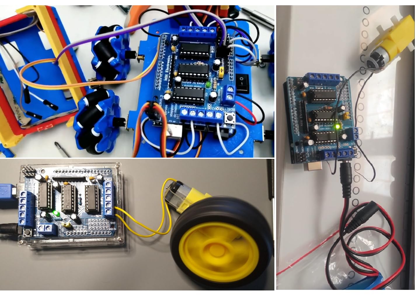 Snapklik.com : 2 PCS L293D DC Motor Drive, Motor Control Shield Module ...