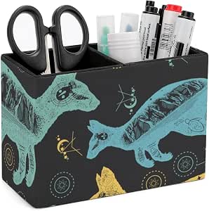 Amazon.com: Kangaroo Desktop Storage Organizer Pencil Card Holder Box ...