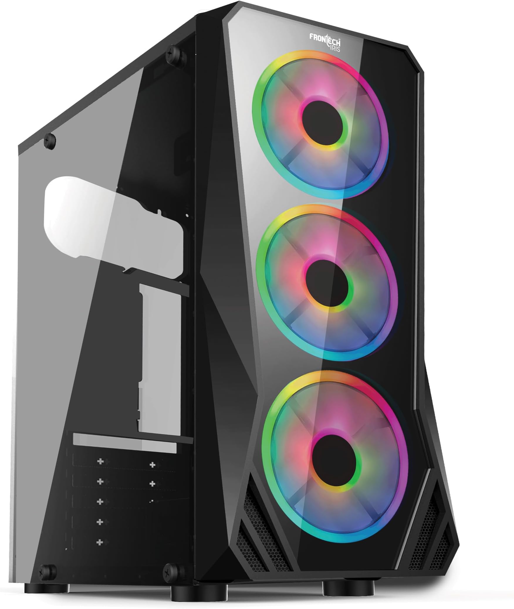 Amazon.in: Buy FRONTECH IRIS Gaming Cabinet/Computer Case with HD Audio ...