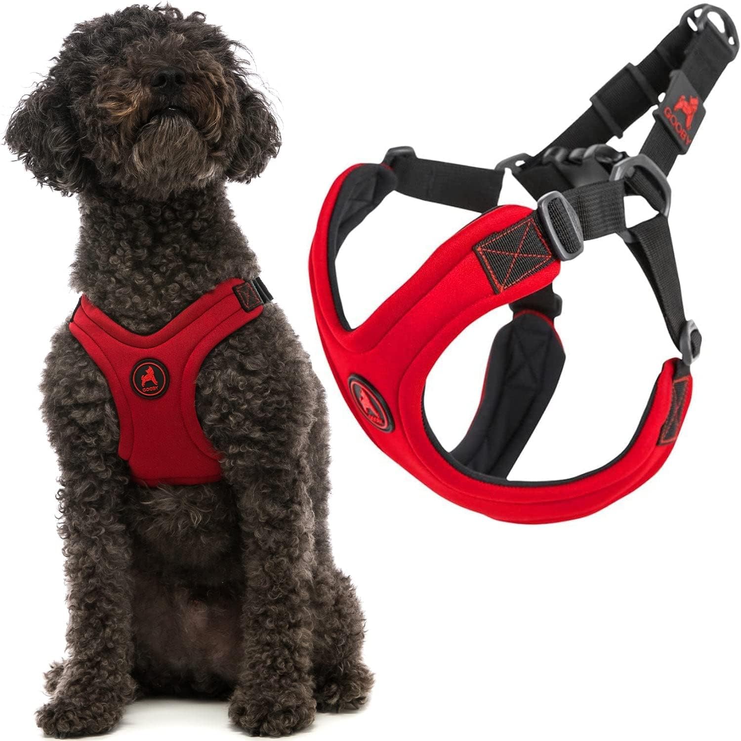 Amazon.com : Gooby, Dog Harness, Sporty, Large, Red - Escape Free Sport ...