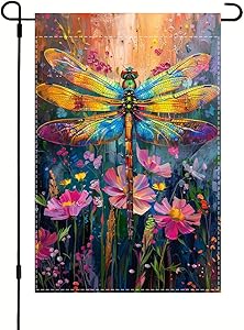 Amazon.com : Decmaster Welcome Garden Flag Spring And Summer Garden ...