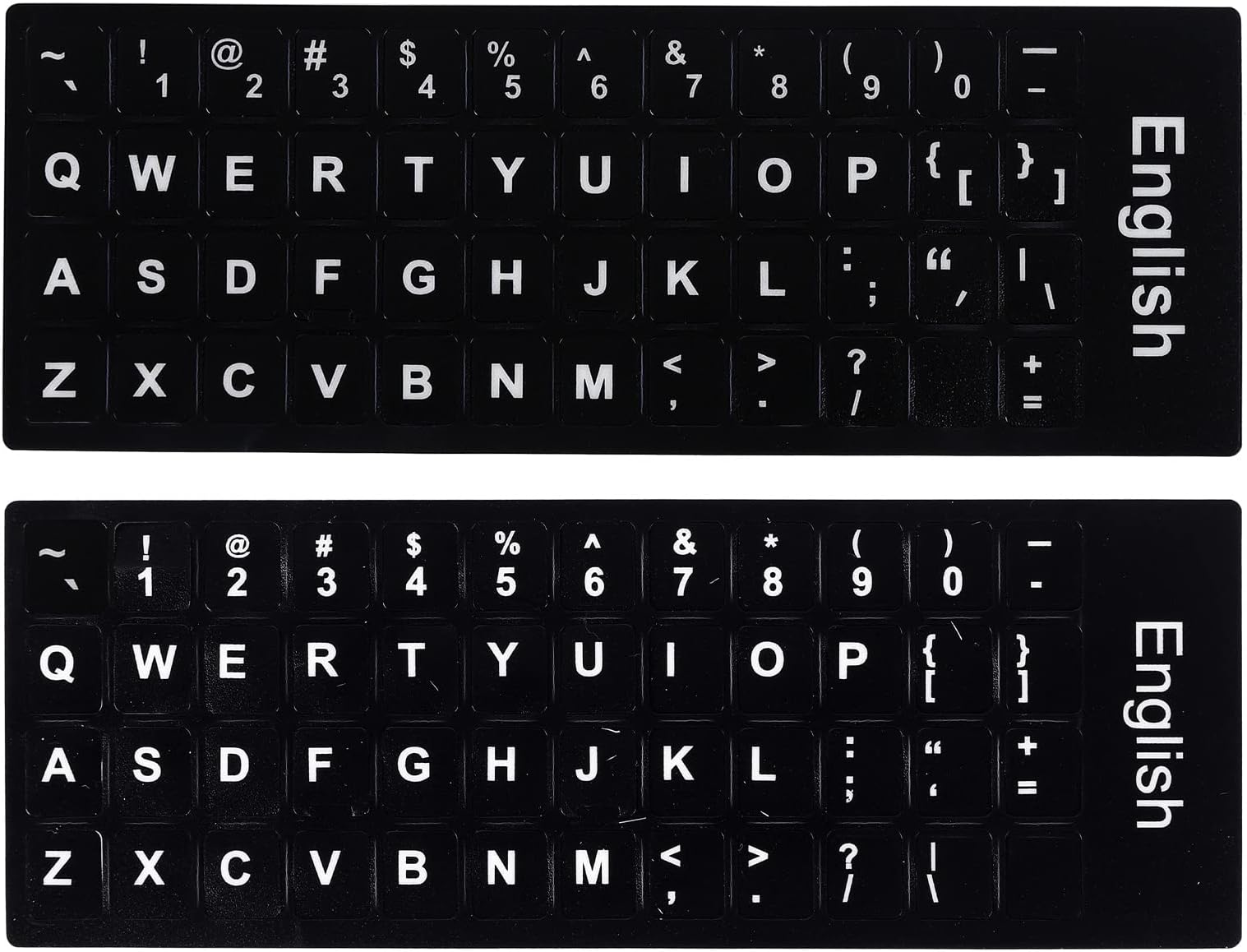 Hileyu English keyboard Replacement stickers Keyboard Stickers UK Non ...