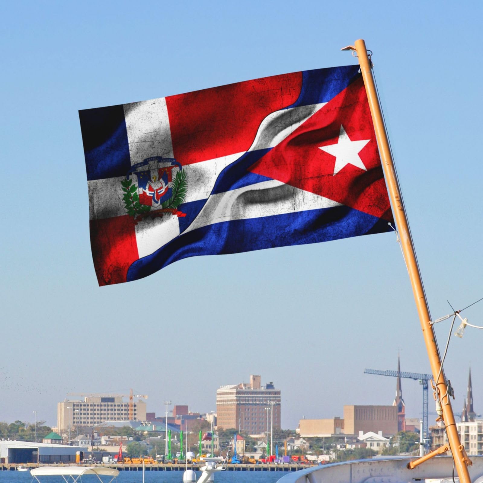 Cuban Dominican Flag