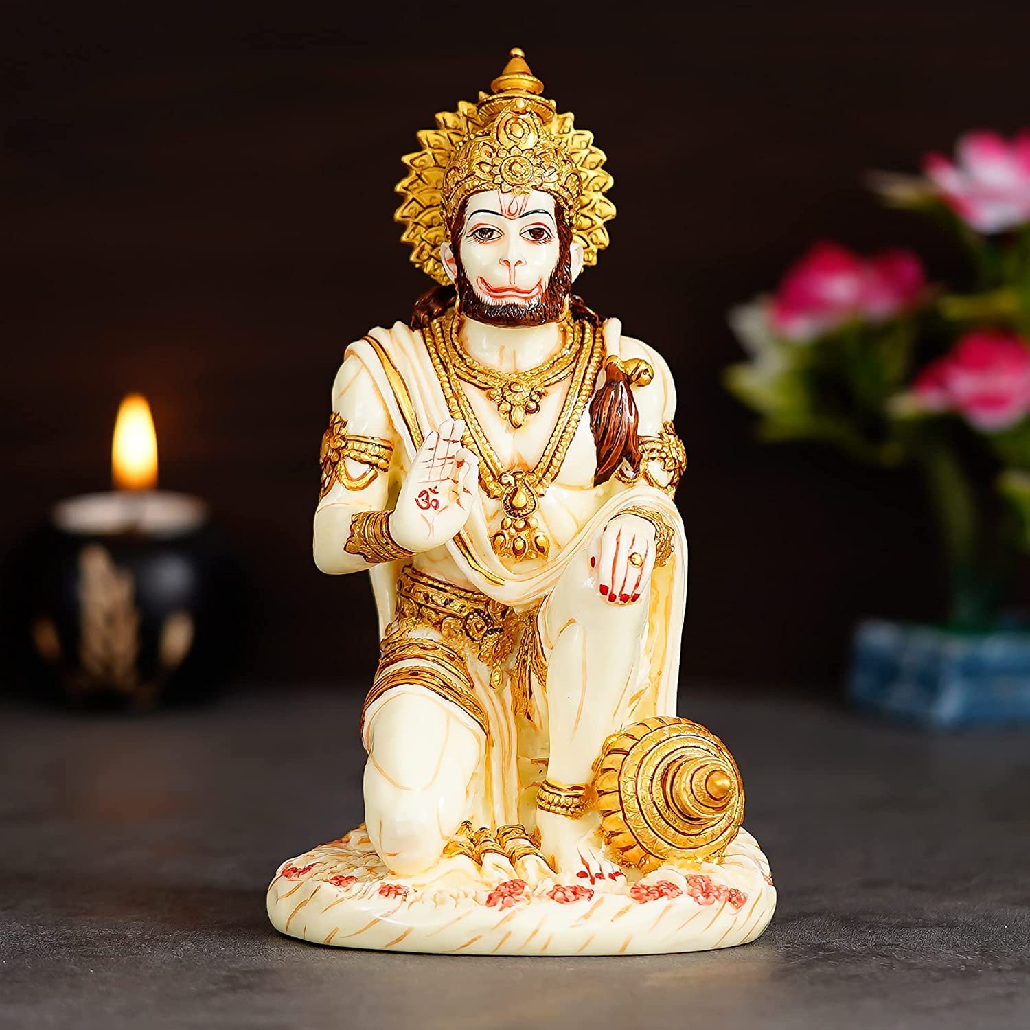 Buy Balaji Craft Craft Lord Hanuman Ji Statue Idols for Home Decor Hanuman Statue Made by Marble ...