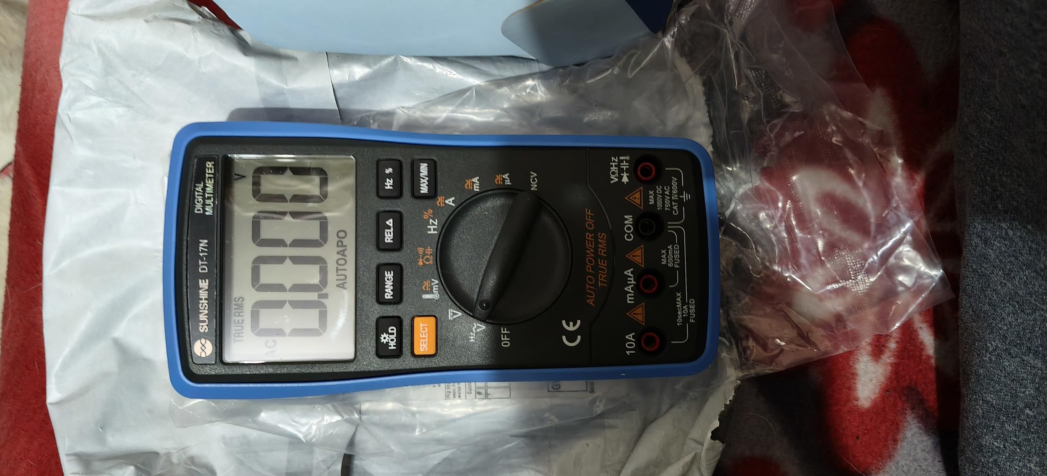 Sunshine DT-17N Sunshine Digital Multimeter (Blue 2000 Counts) : Amazon ...