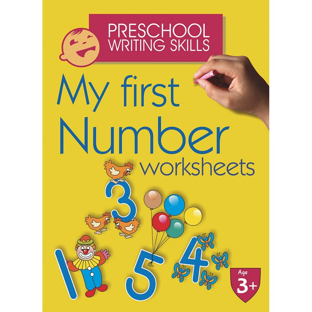 Shree Book Centre My First Number Worksheets (Preschool Writing Skills ...
