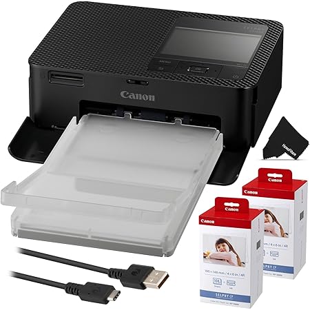 Amazon.com: Canon SELPHY CP1500 Compact Photo Printer Black : Office ...