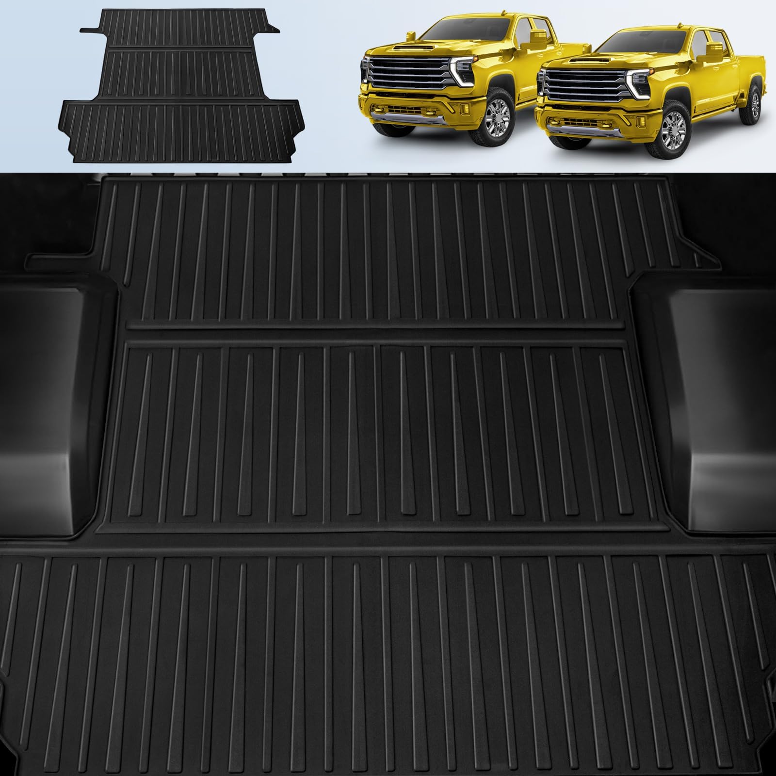 Amazon.com: Mixsuper Liner Truck Bed Mat for 2020-2024 Chevrolet ...