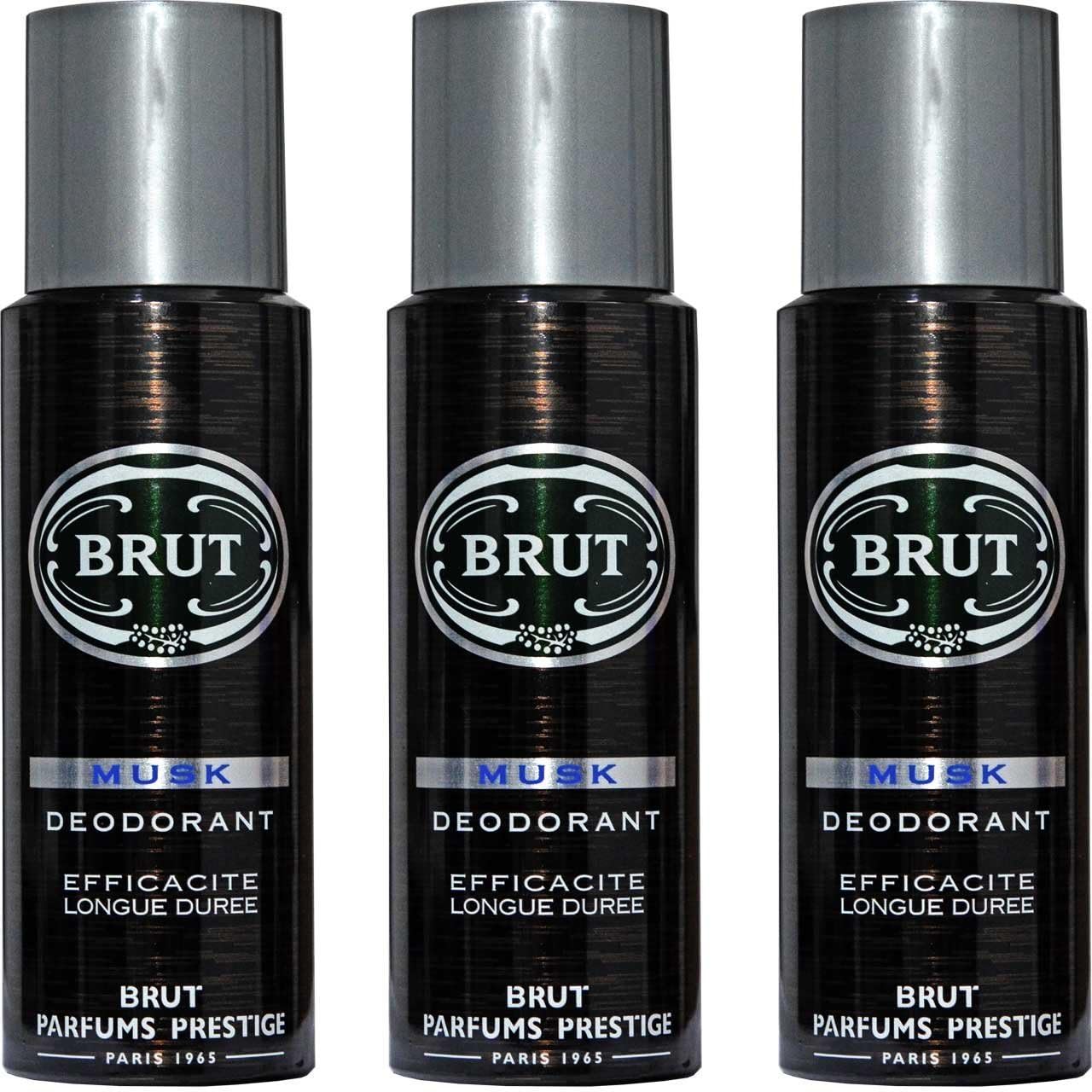 Brut (Pack of 3) Musk Deodorant Body Spray x 200 ml : Amazon.co.uk: Beauty