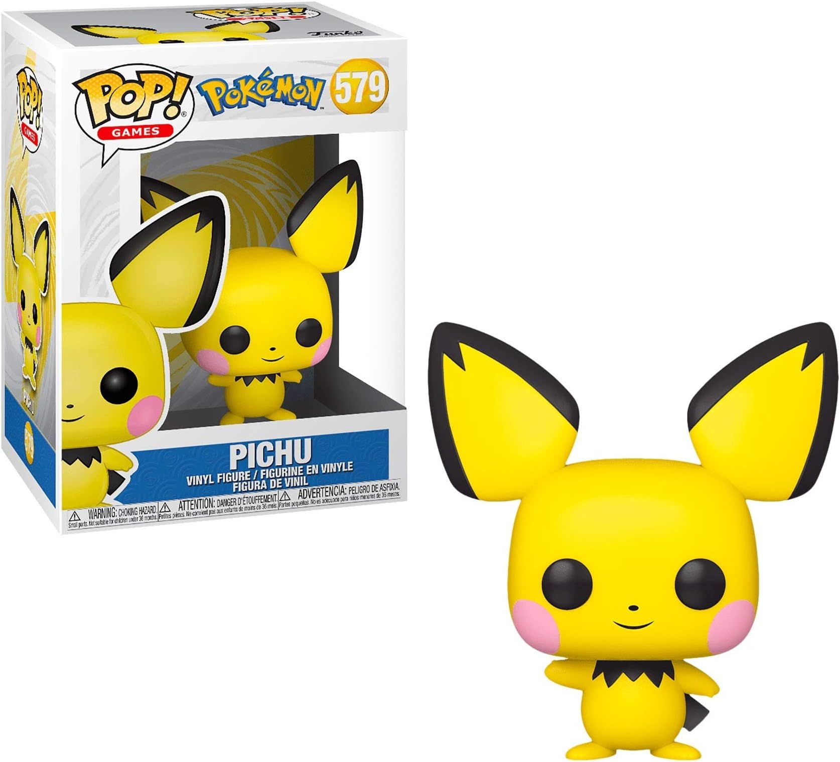 Funko Pop! Game: Pokemon - Pichu : Amazon.it: Giochi e giocattoli