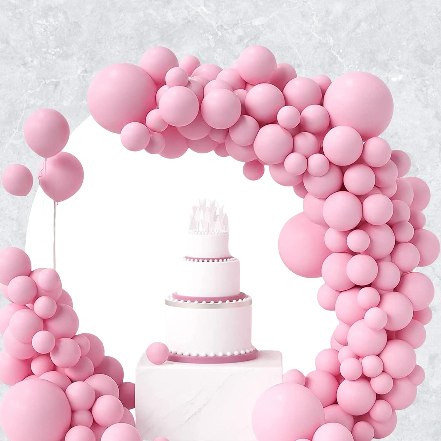 Buy White Round Backdrop,Yeele 7.2x7.2ft White Circle Backdrop Cover ...