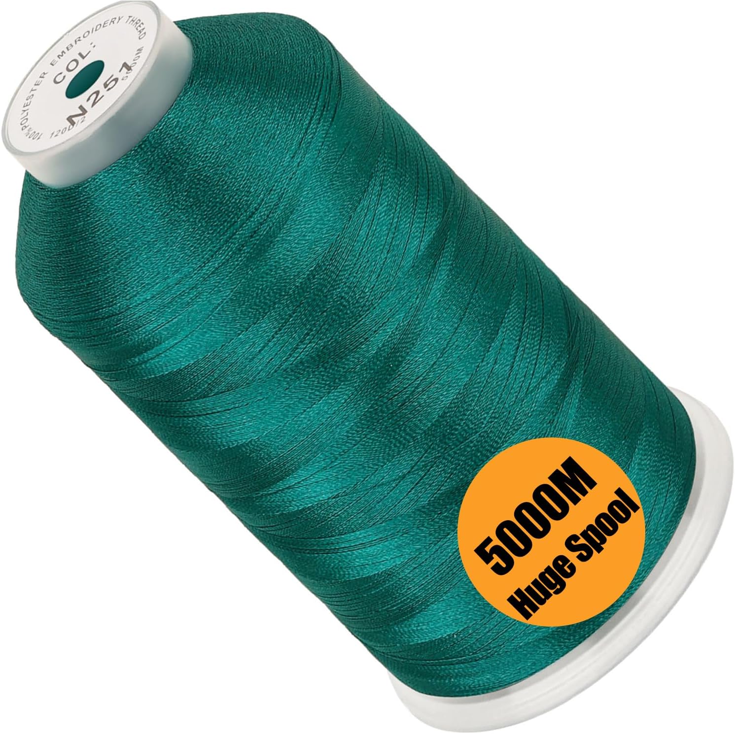 Amazon.com: New brothread - Single Huge Spool 5000M Each Polyester ...
