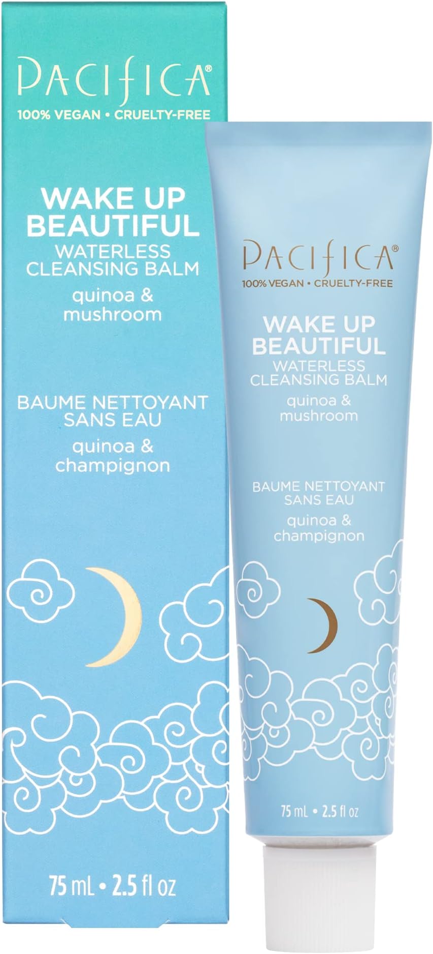 Amazon.com: Pacifica Beauty Wake Up Beautiful Waterless Cleansing Balm ...