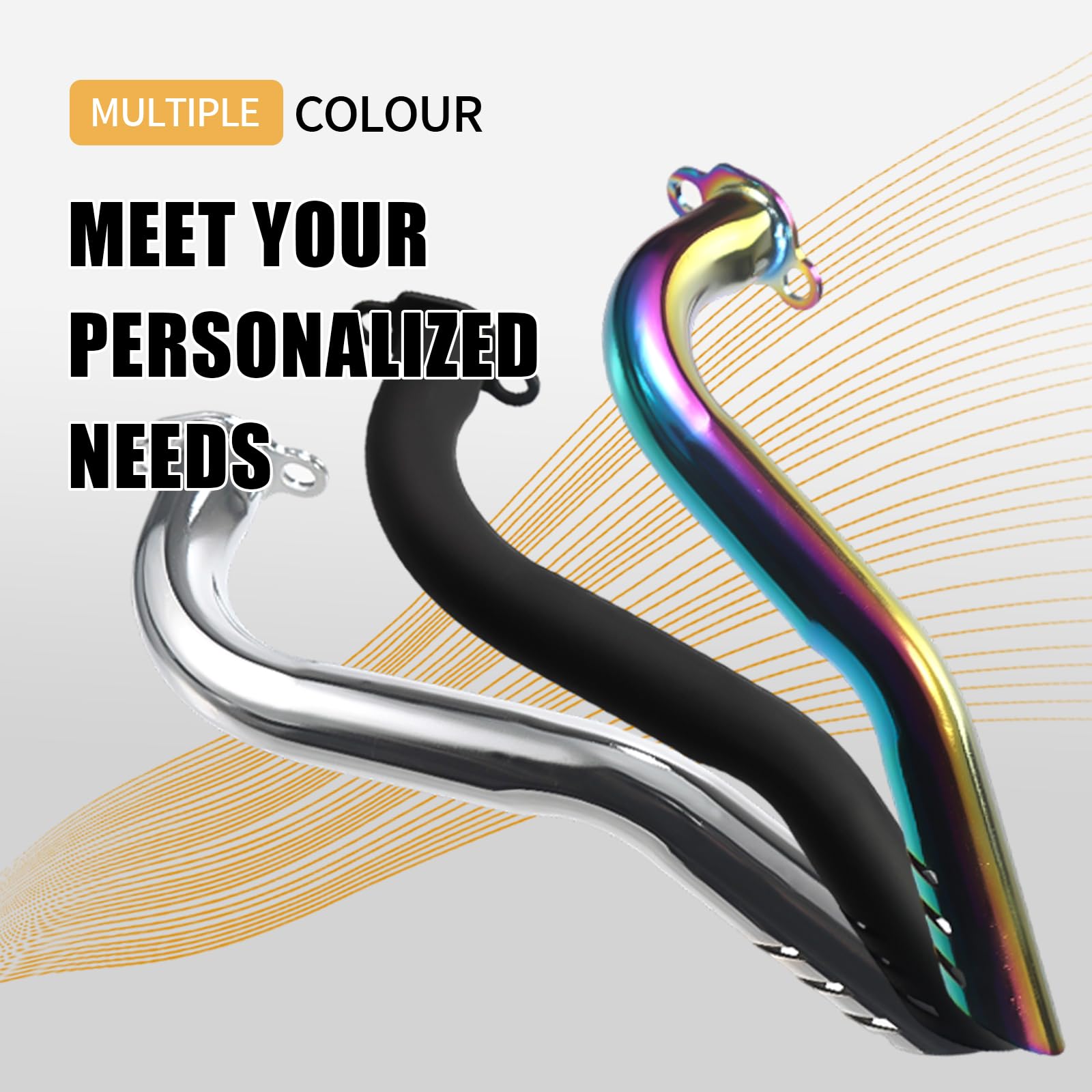 Snapklik.com : Mini Bike Exhaust Pipe Header Kit For Predator 212cc ...