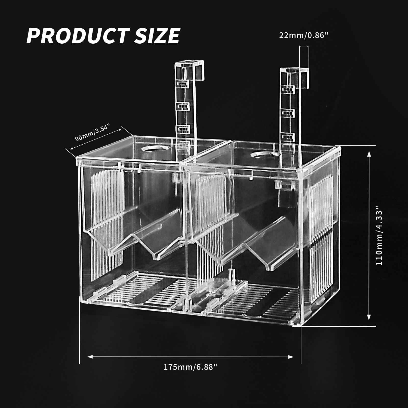 Snapklik.com : Aquarium Breeder Box, Acrylic Breeding Boxes, Isolation ...