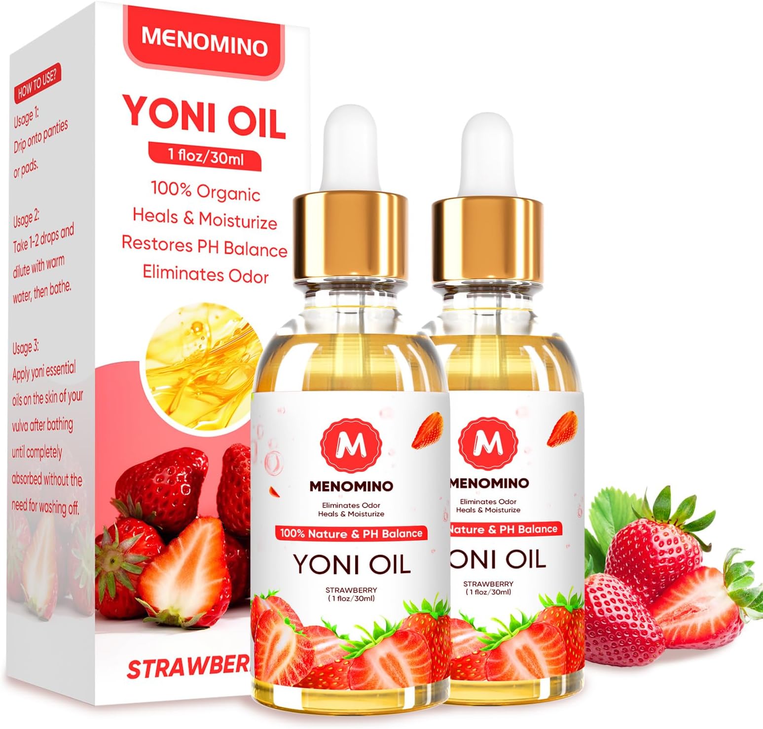 Amazon.com : BASSI 2PCS Yoni Oil Organic Feminine Oil Vaginal ...