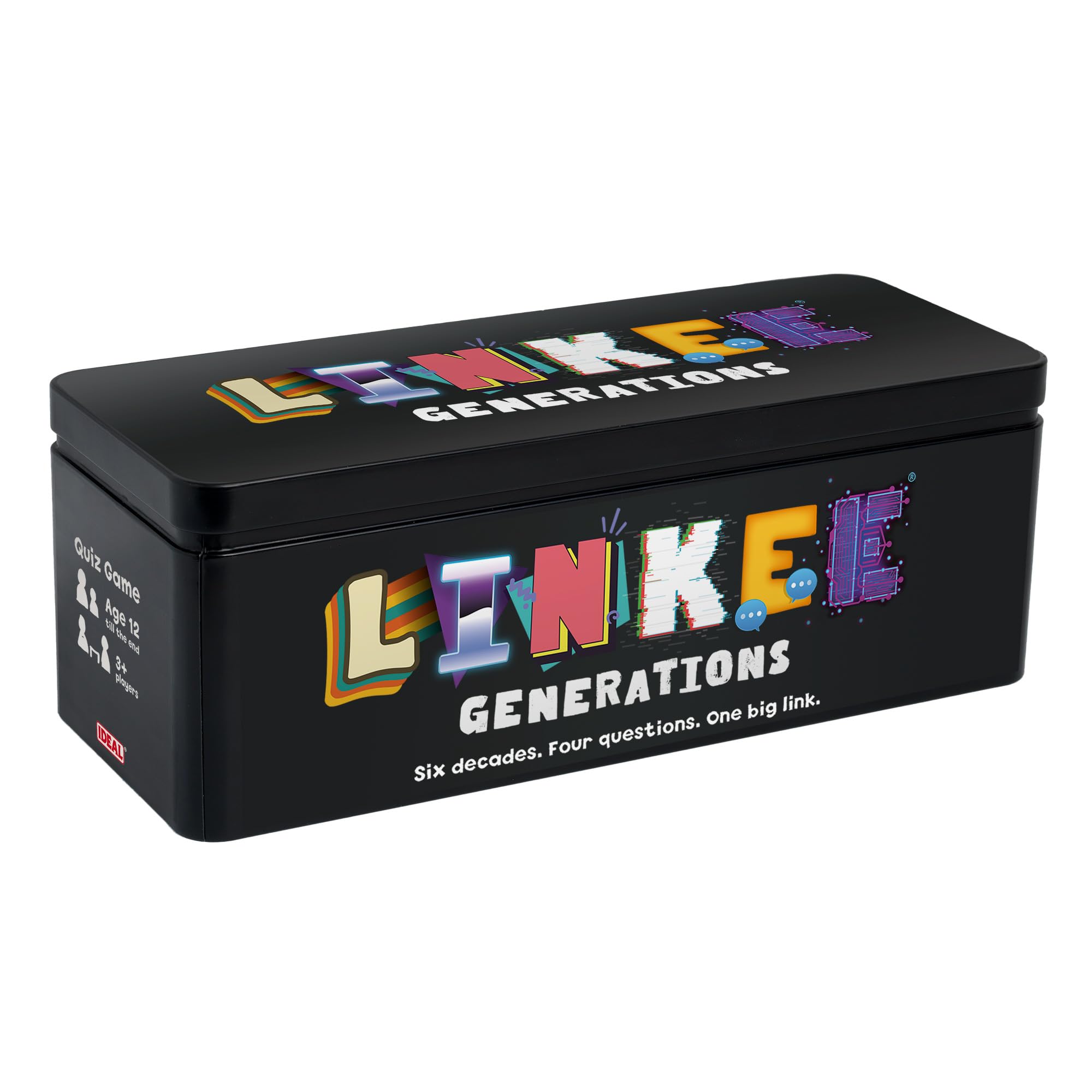 IDEAL | LINKEE Generations decades trivia party quiz game: Four little ...