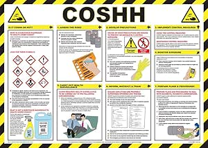 PDL – Pegdev - A2 Landscape Health & Safety Poster - COSHH | Durable ...