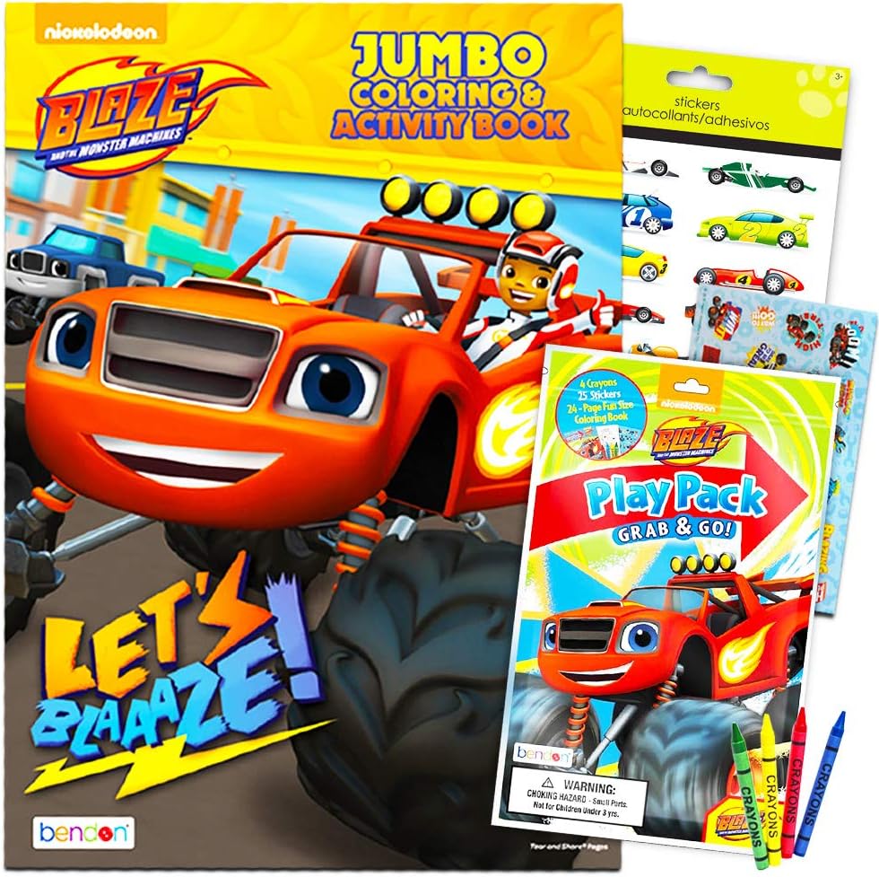 Amazon.com: Nick Shop Blaze and The Monster Machines Party Supplies ...