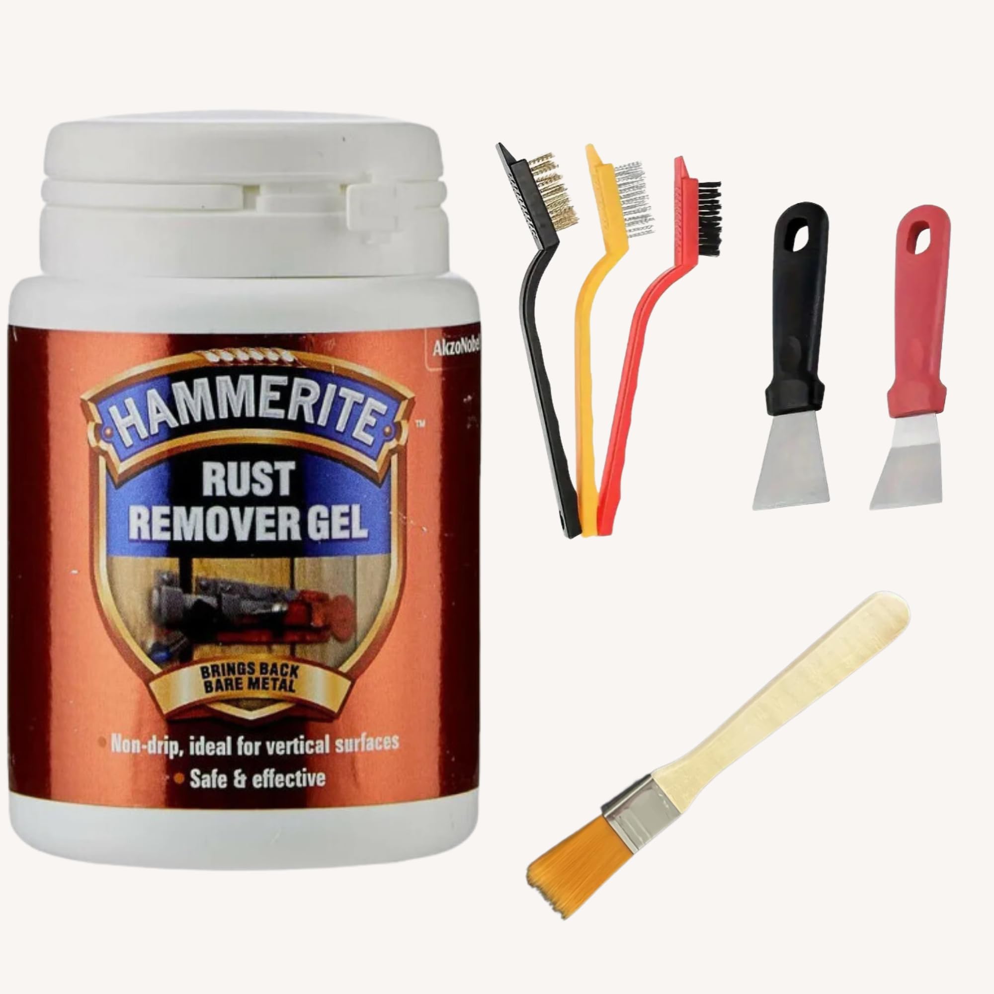 Hammerite, Rust remover for metal, Rust Treatment Kit with Rust Remover ...