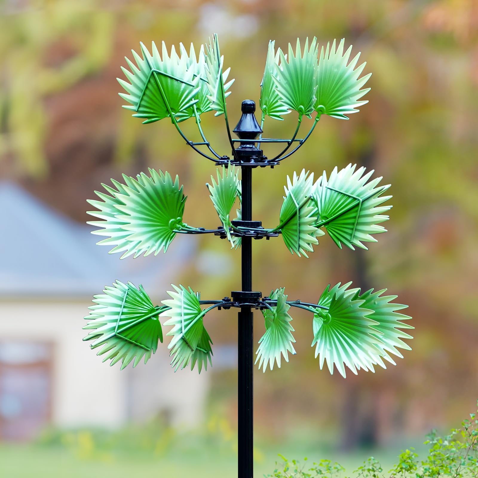 Amazon.com: Lariander Wind Spinners Outdoor Metal Large with Stake ...