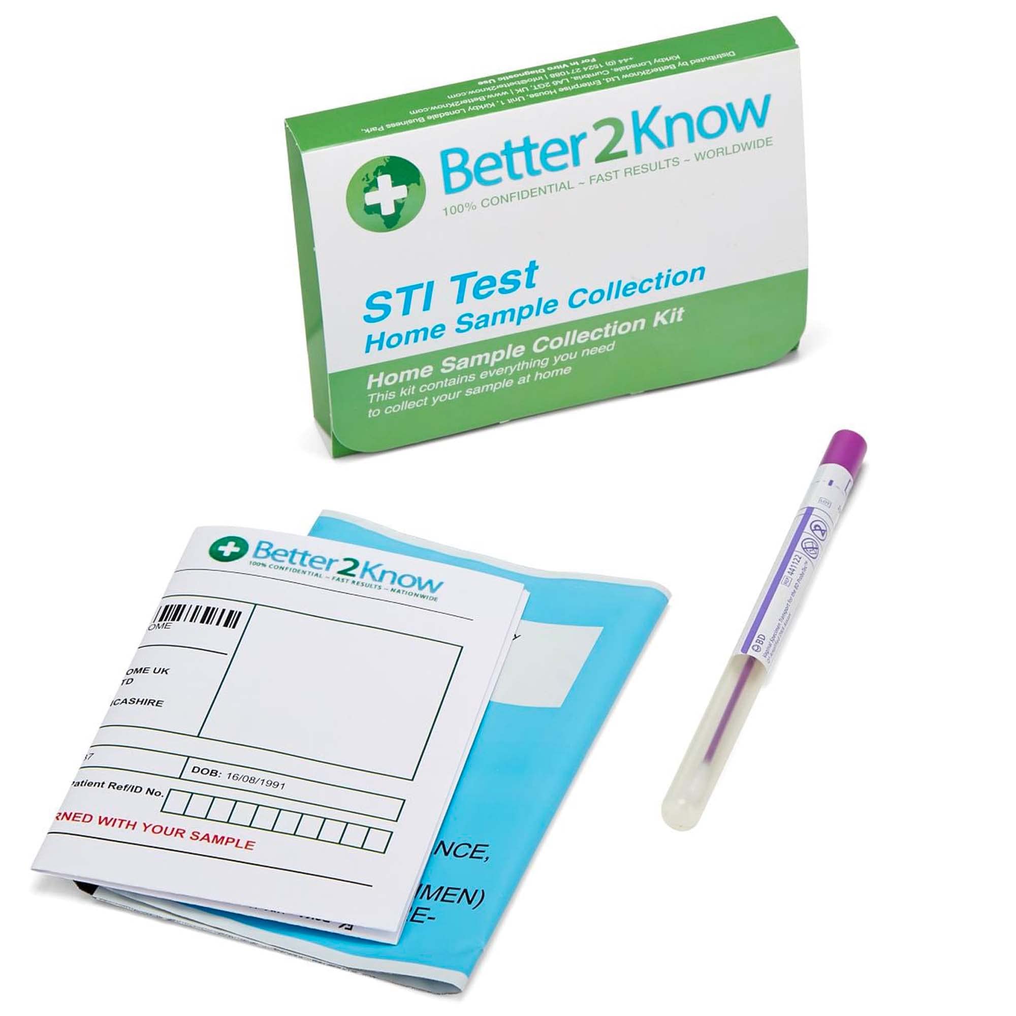 Buy Genital Warts (HPV) Home Swab Test Kit by Better2Know. Easy to use ...