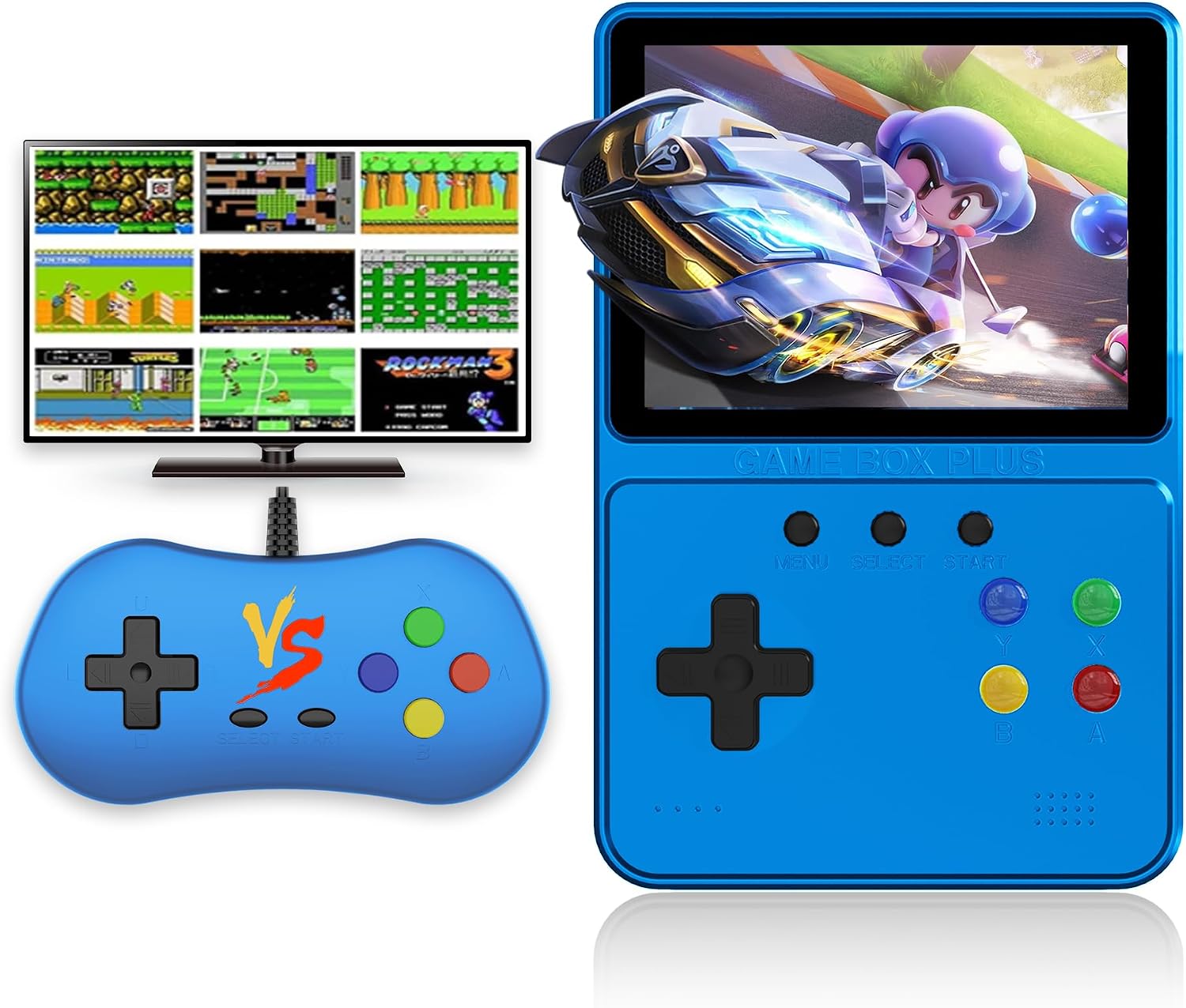 Retro Portable Handheld Game Console to 500 FC Classic Games Anytime ...