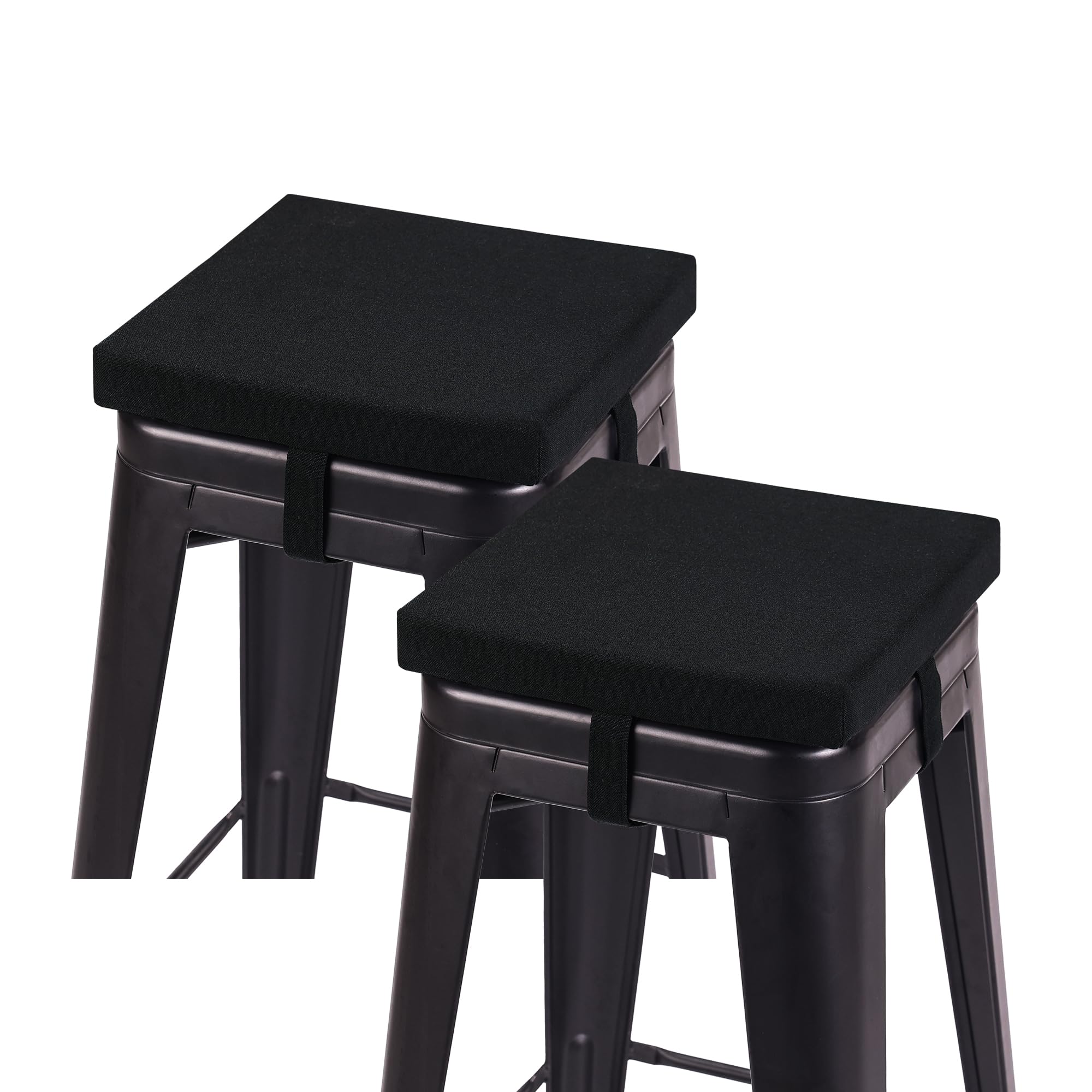 Amazon.com: PAROLL Bar Stool Cushions Square 12x12 Chair Cushion Set of ...