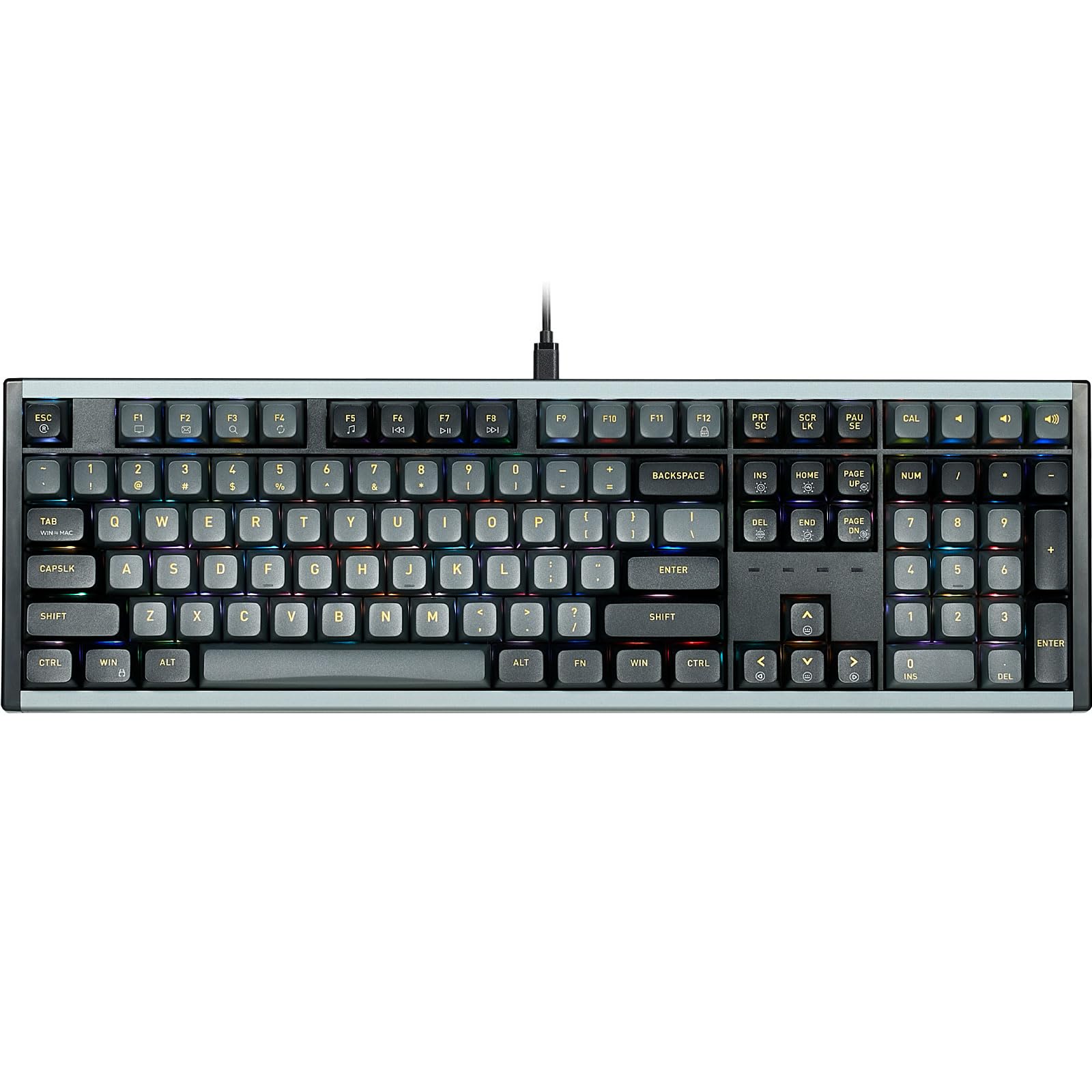 Hexgears I5 Mechanical Gaming Keyboard Kailh Box Switch 108 Keys RGB ...