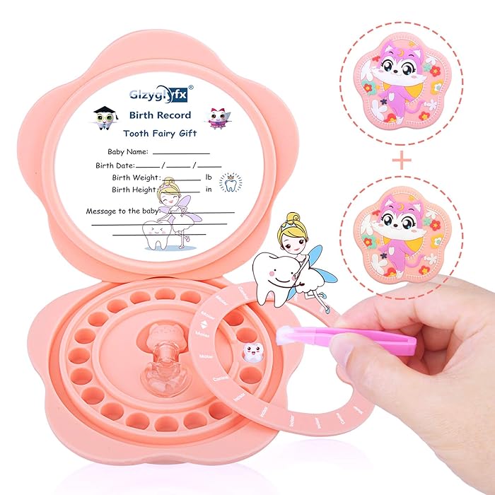 Buy Baby Teeth Keepsake Box,Tooth Fairy,Lost Deciduous Tooth Collection ...