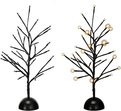 Amazon.com: Creative Co-Op Metal Tree with 32 LED Lights, Black : Home ...