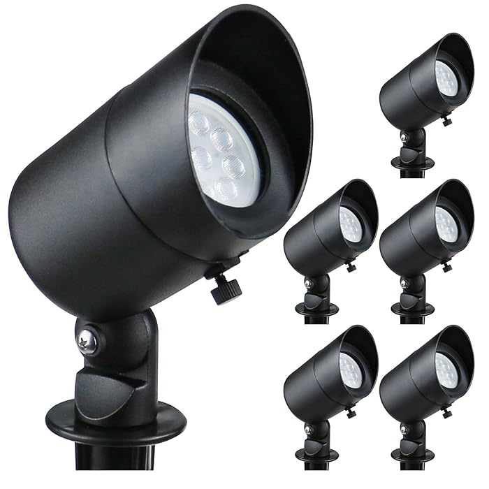 Buy Lumina 4W LED Landscape Lights Cast-Aluminum Waterproof Outdoor Low ...