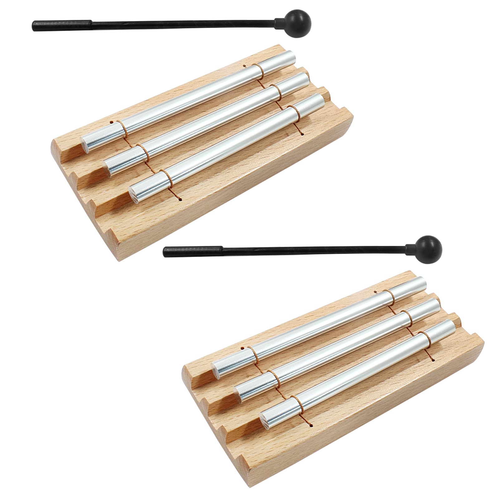 Snapklik.com : Luomorgo 2 Sets Meditation Chimes, Three Tone Hand ...