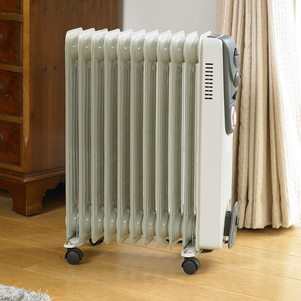 Buy Wido 2500W 11 Fin Oil Filled Radiator Freestanding Portable ...