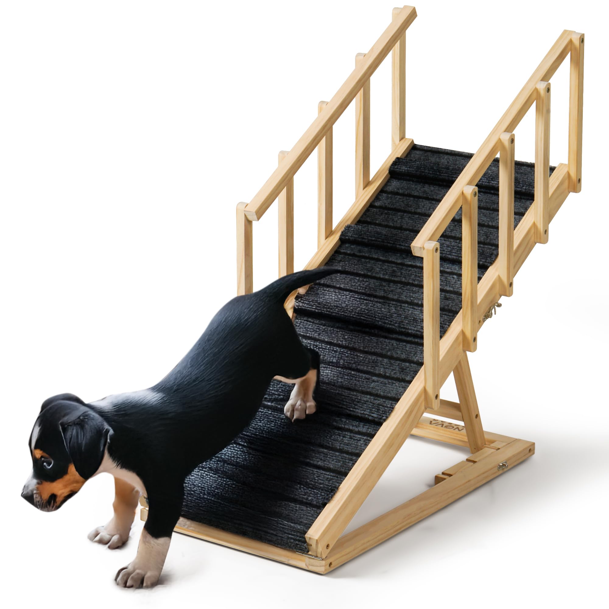 Amazon.com: Adjustable Small Pet Ramp for Beds and Couches - 17.5 to 19 ...