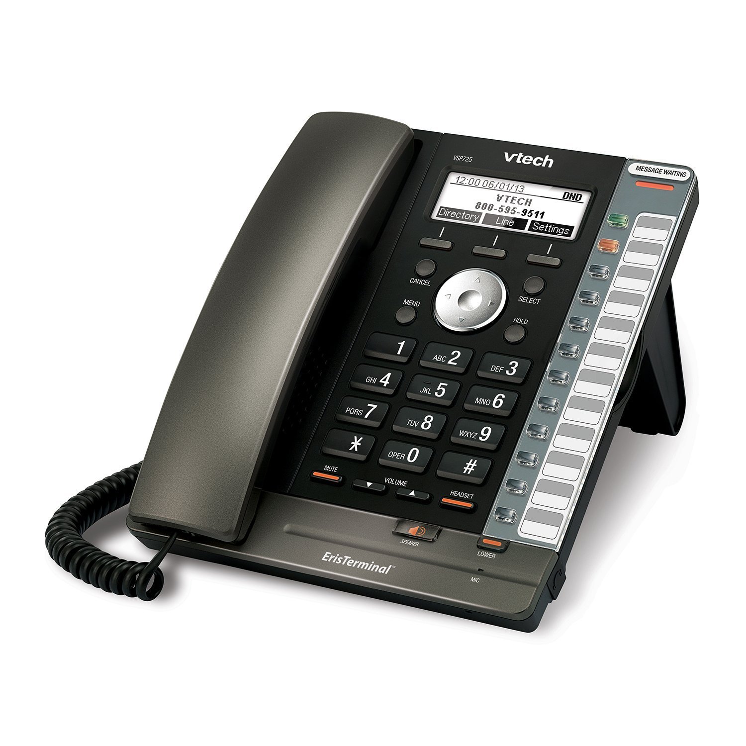 Amazon.com : Vtech VSP725 Entry-Level SIP Deskset with PoE : Office ...