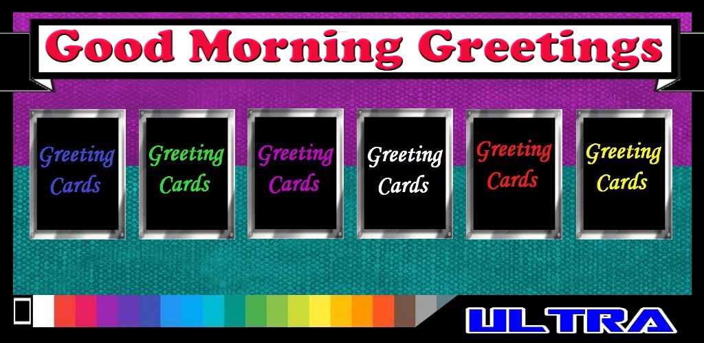 Good Morning Greeting Cards