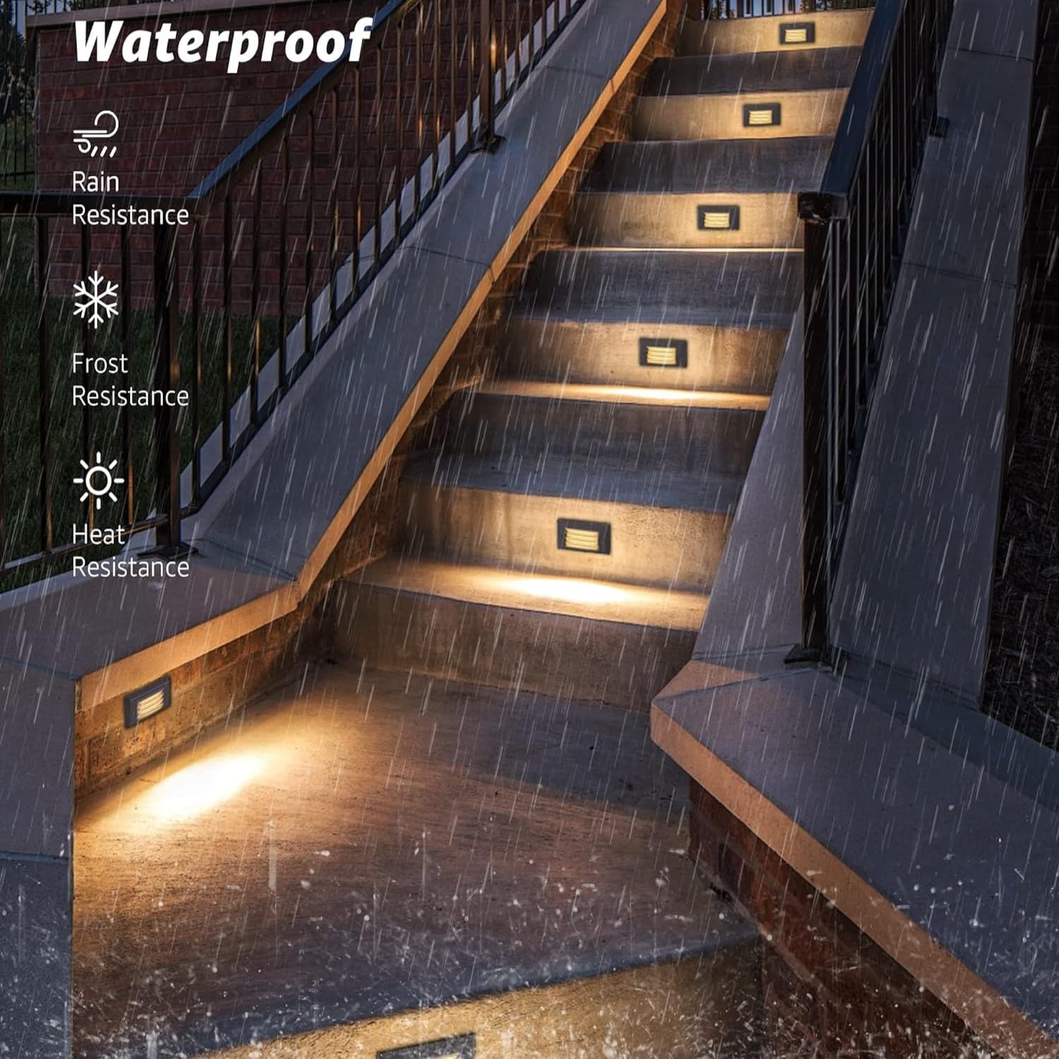 Exterior Step Light Covers