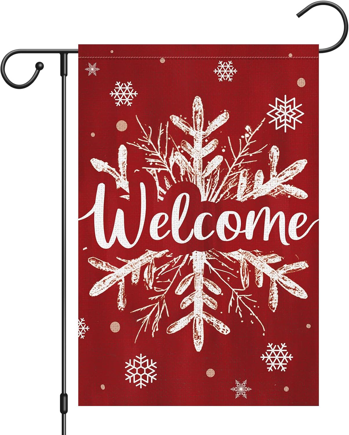 Amazon.com : Heyfibro Christmas Winter Welcome Garden Flag 12x18 Inch ...