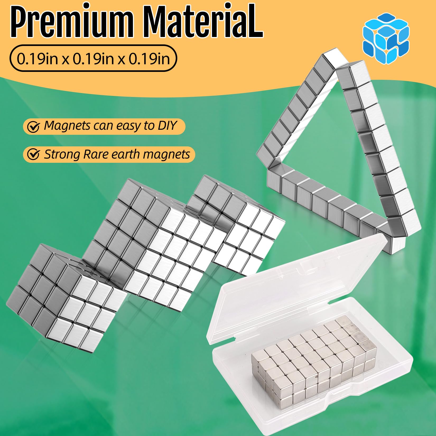 Snapklik.com : Rare Earth Magnets, Cube Neodymium Magnet,Small Magnets ...