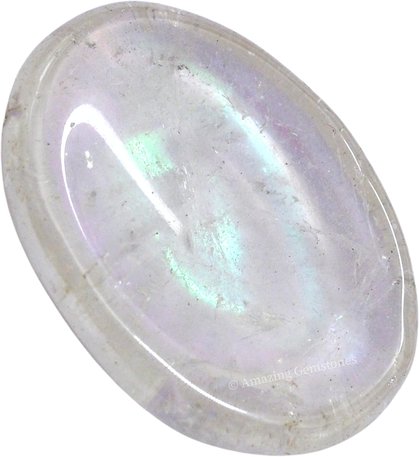 Amazon.com: Angel Aura Quartz Worry Stone Crystals and Healing Stones ...