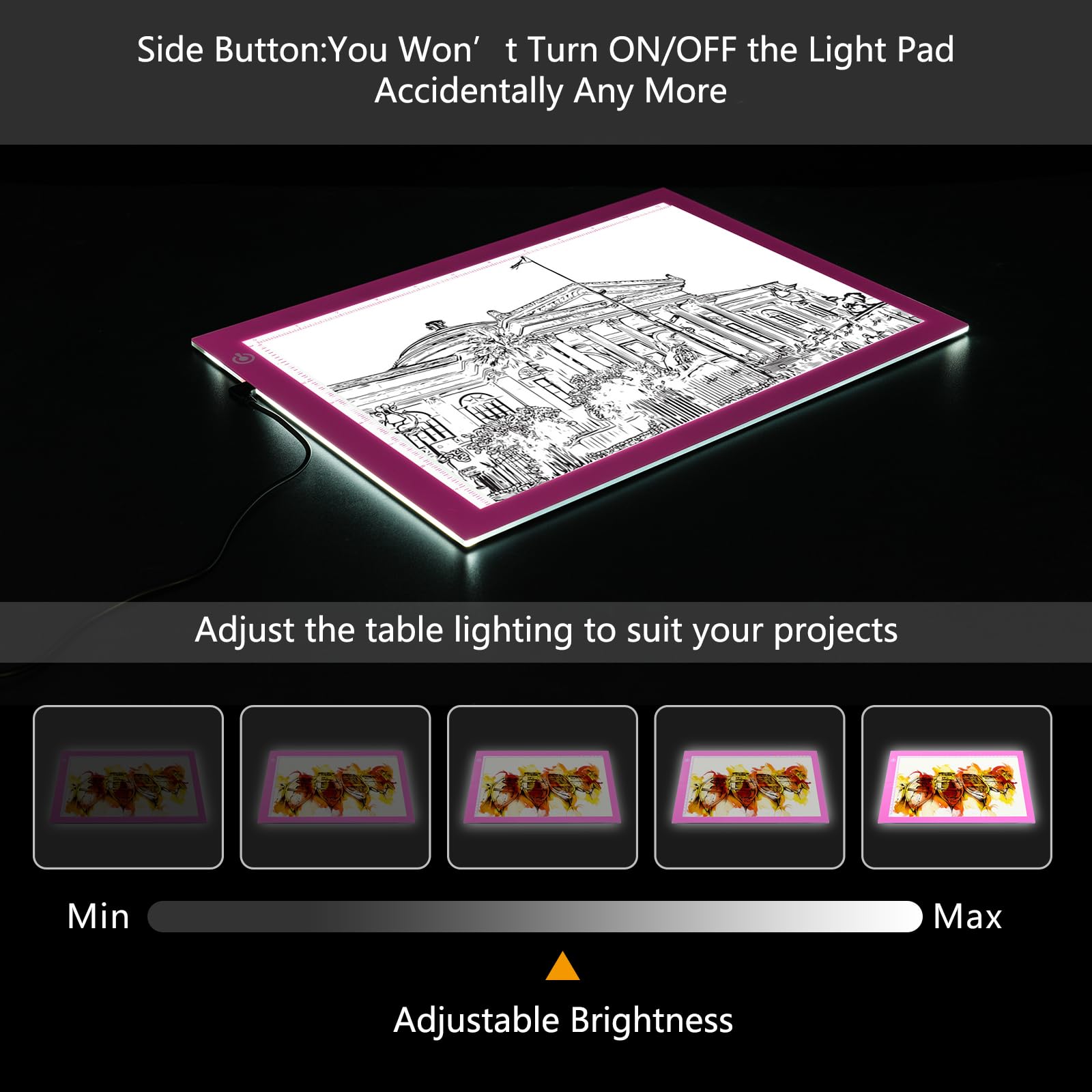 Snapklik.com : Light Pad Drawing A4 Tracing Light Table LED Copy Board ...